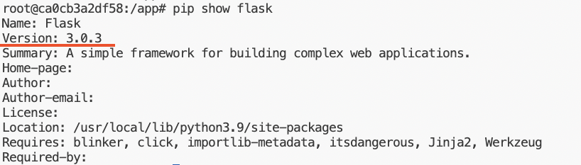 Flaskのバージョンを確認する方法は？ - Flask WebAcademy - Flaskの学習サイト
